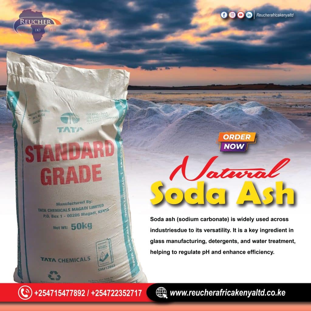 Soda Ash/ Magadi Soda/ Sodium carbonate - REUCHER AFRICA KENYA LIMITED
