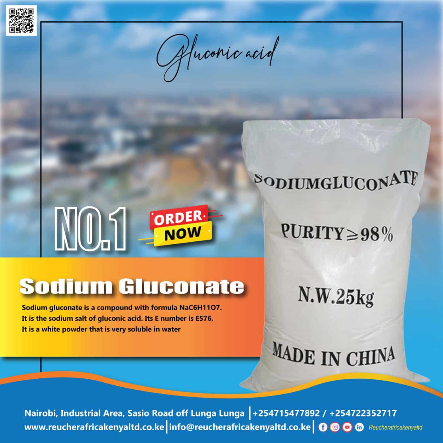 Sodium Gluconate - REUCHER AFRICA KENYA LIMITED